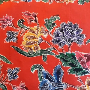 Indonesian Tulis Batik Placemats, Handmade Batik Table Mats, Vintage ...