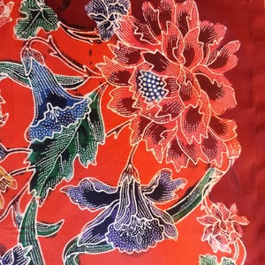 Indonesian Tulis Batik Placemats, Handmade Batik Table Mats, Vintage ...