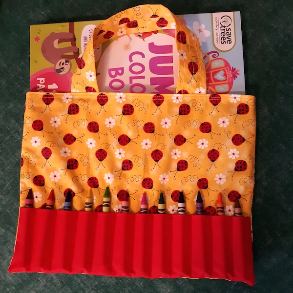 Kids Travel Coloring Bag - Etsy