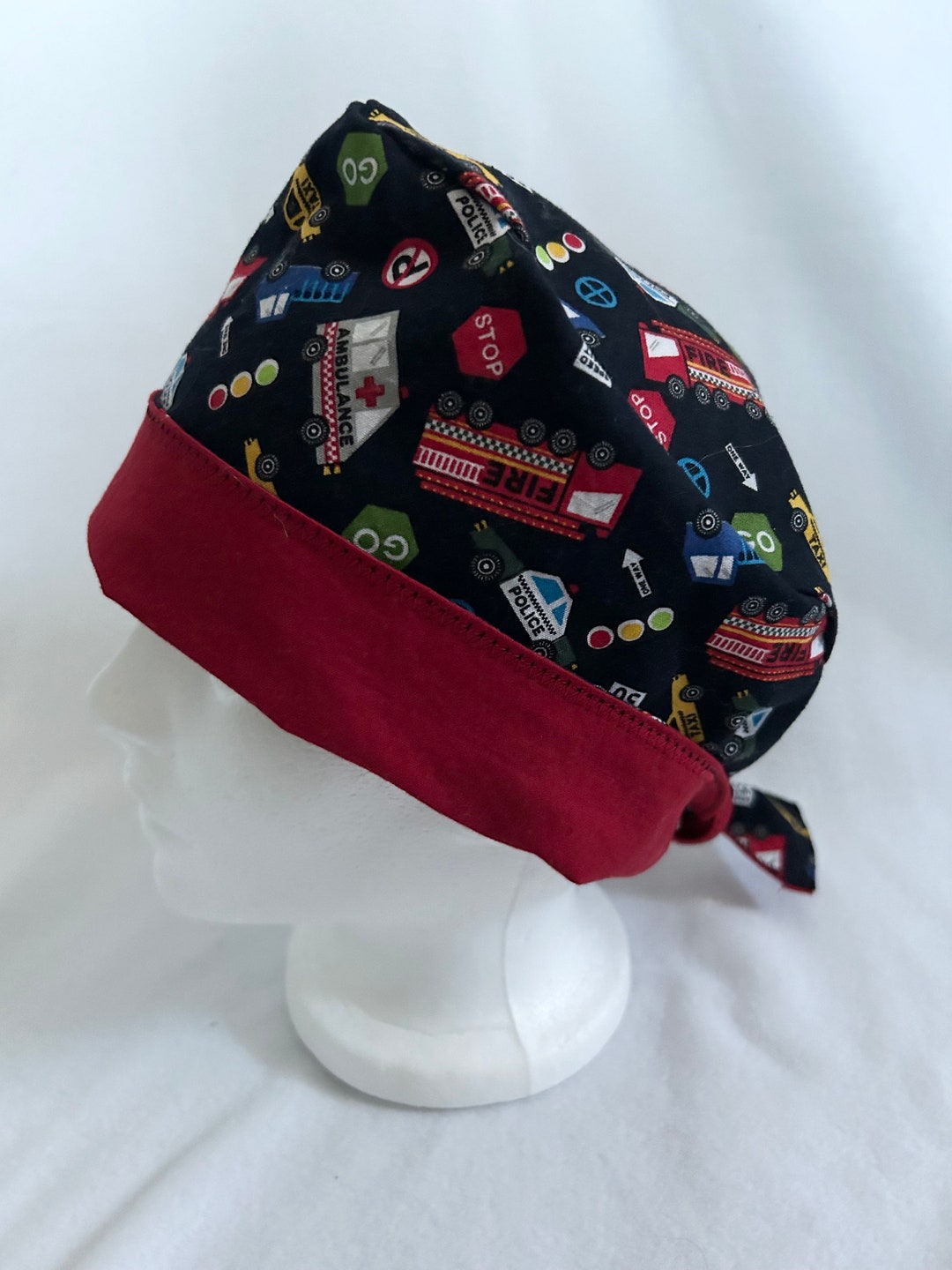 Female EMS Themed Scrub Cap - Etsy
