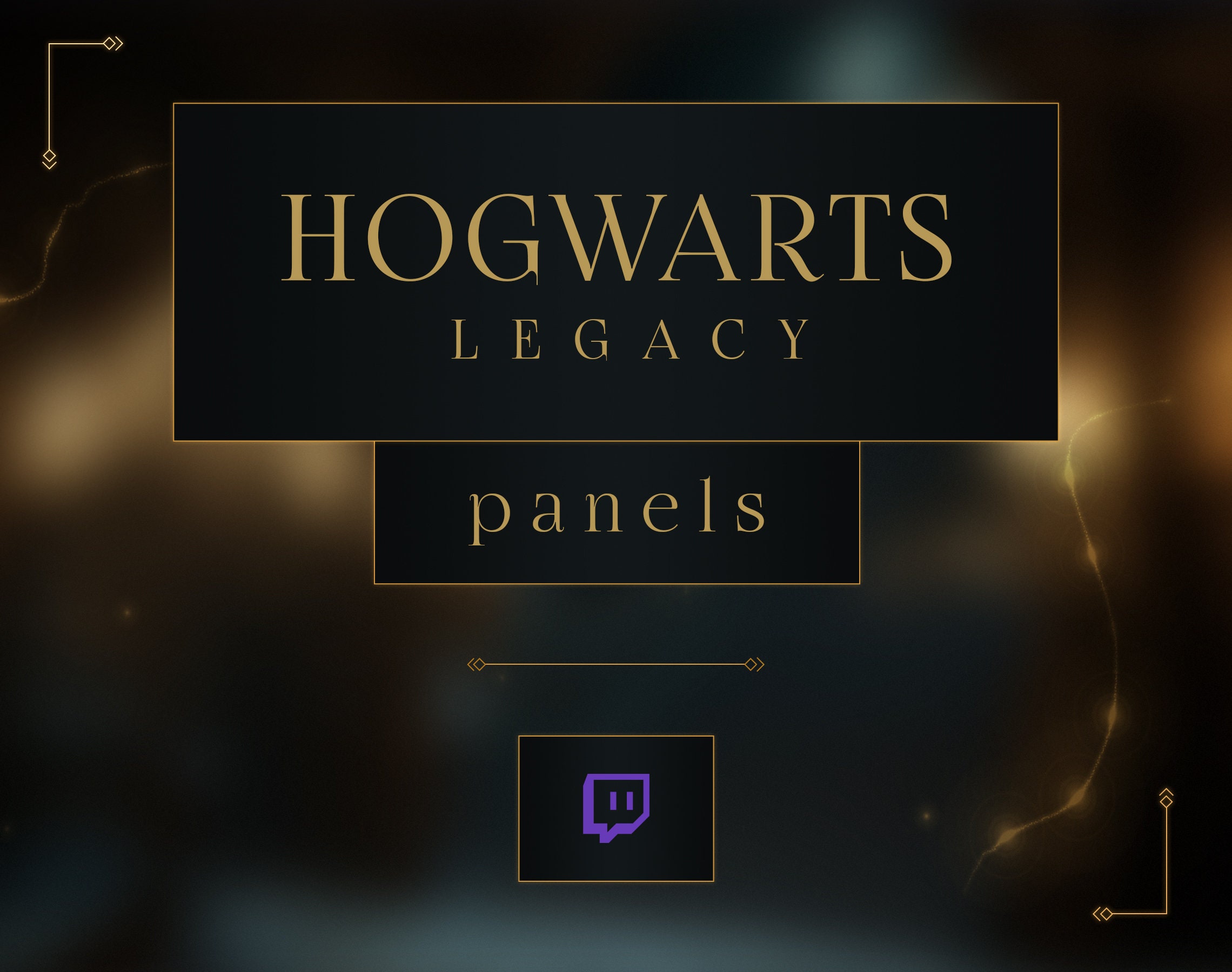 Wizard Legacy Twitch Panels for Streamers Magic Twitch Buttons Magical Panels for Twitch - Etsy