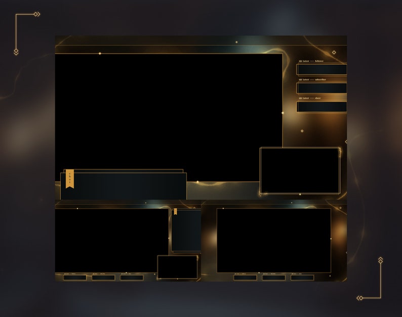 Wizard Legacy Twitch Pack Vtuber Aestethic Magic Streamer Package ...