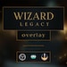 Wizard Legacy Twitch Pack Vtuber Aestethic Magic Streamer Package Overlay Panels for Streamers ...