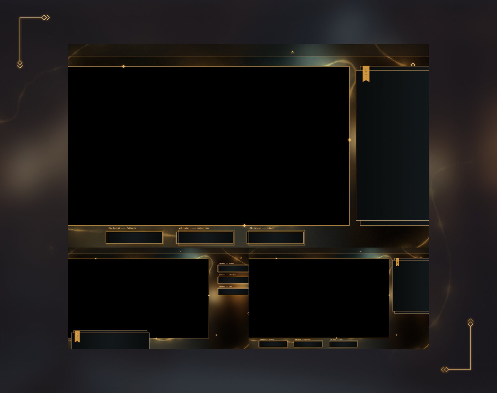 Wizard Legacy Twitch Pack Vtuber Aestethic Magic Streamer Package ...