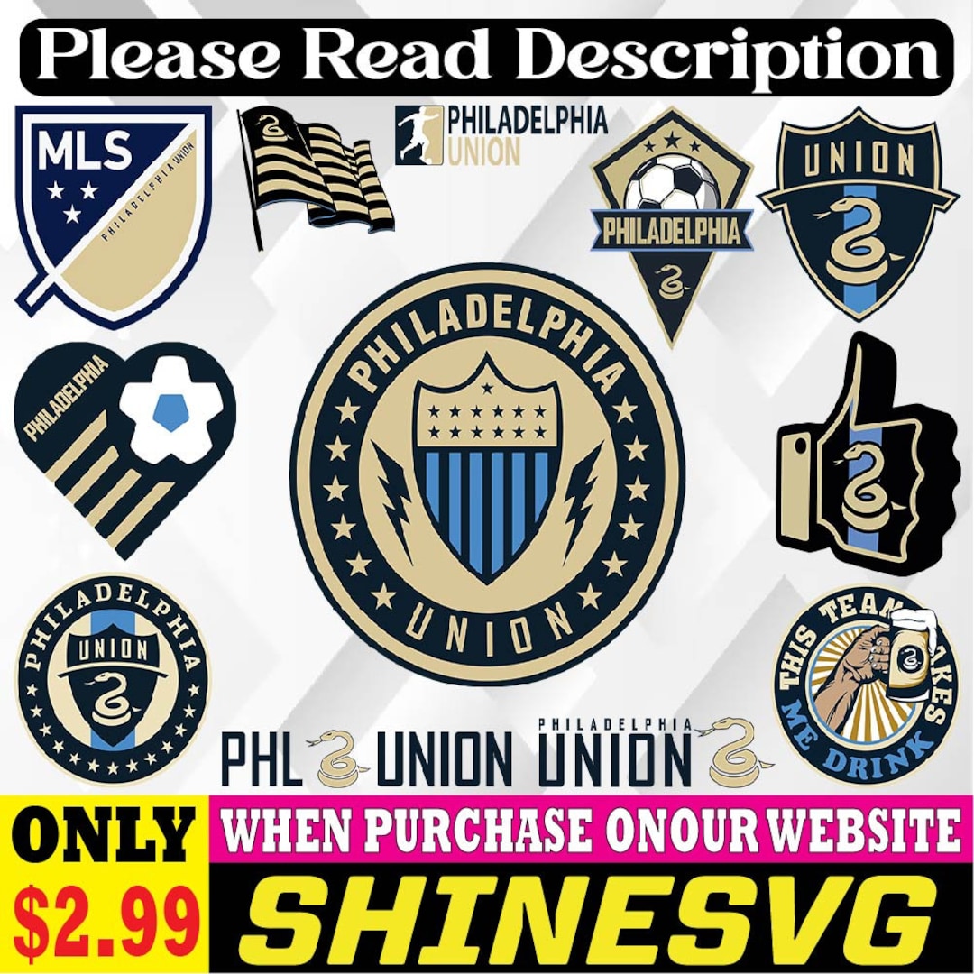 Philadelphia-union Soccer Team Svg Philadelphia Union Svg M - Etsy