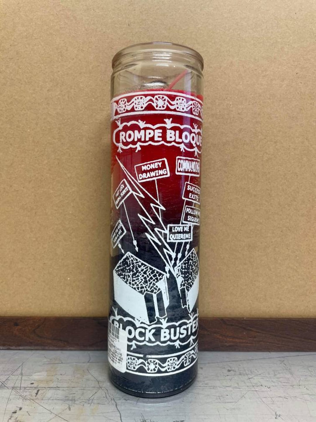 Fixed Block Buster Candle/veladora Compuesta Rompe Bloque - Etsy