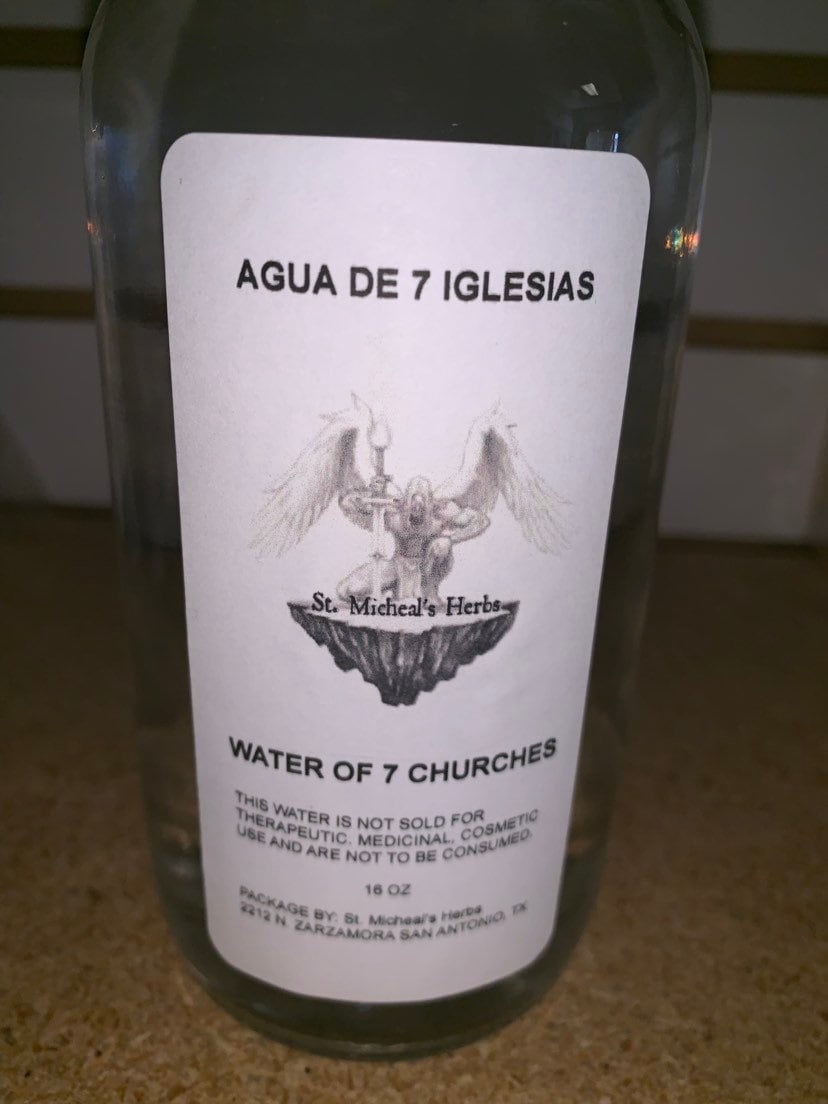 Holy Water /water of Seven Churches / Agua De Siete Iglesias - Etsy