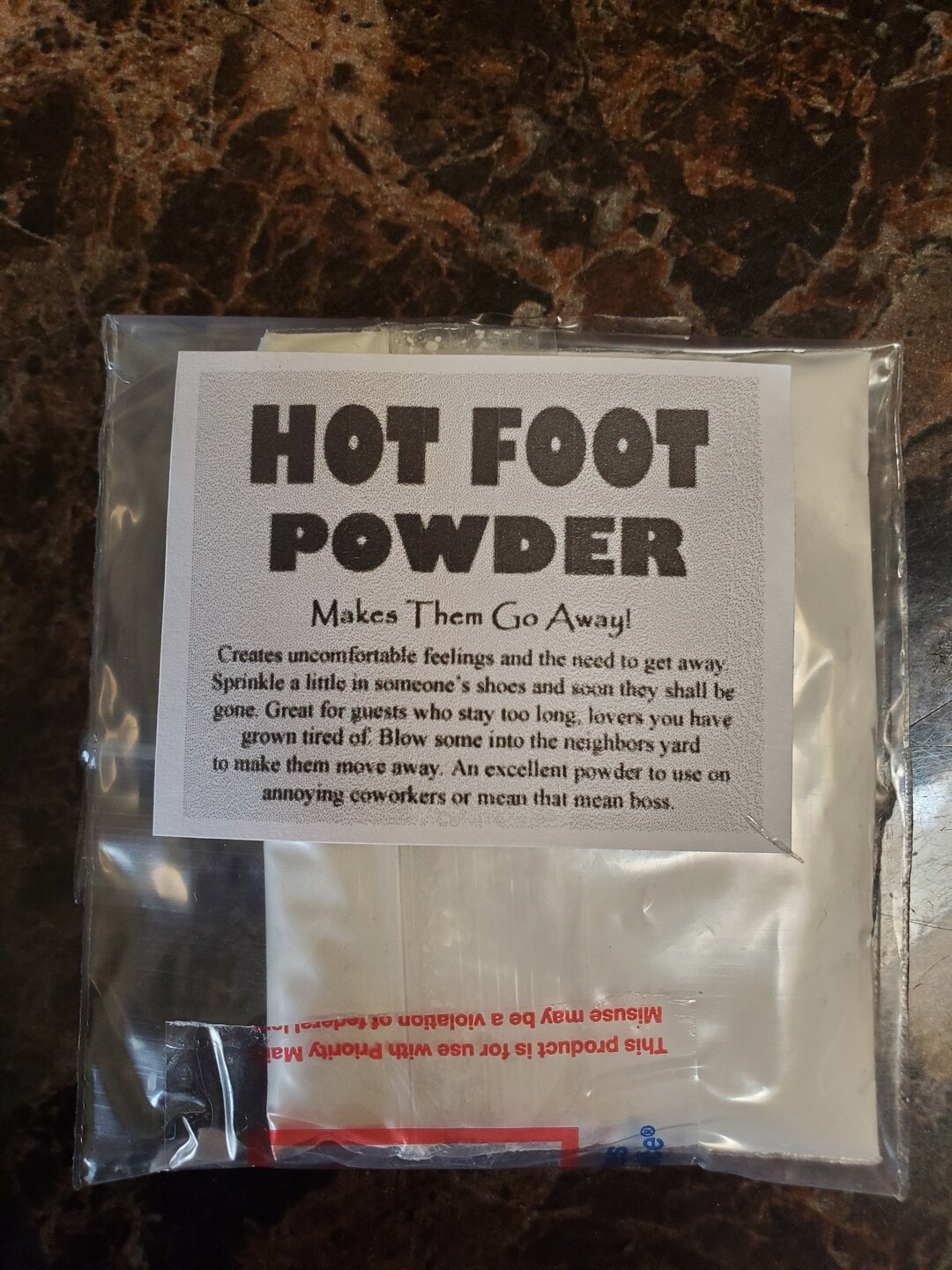 Hot Foot Powder 1oz - Etsy