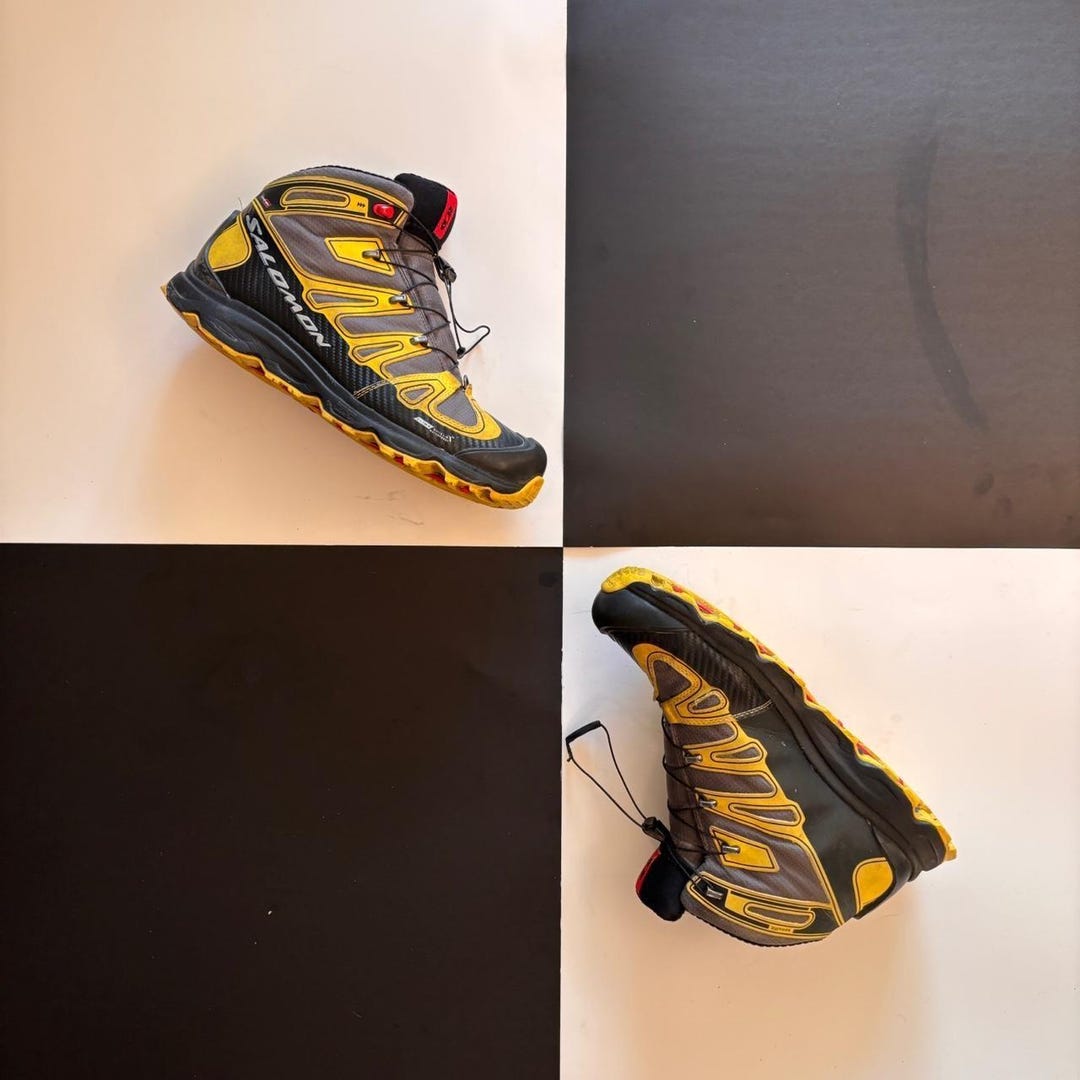 Salomon Hightop Hiking Sneakers Runners - Etsy