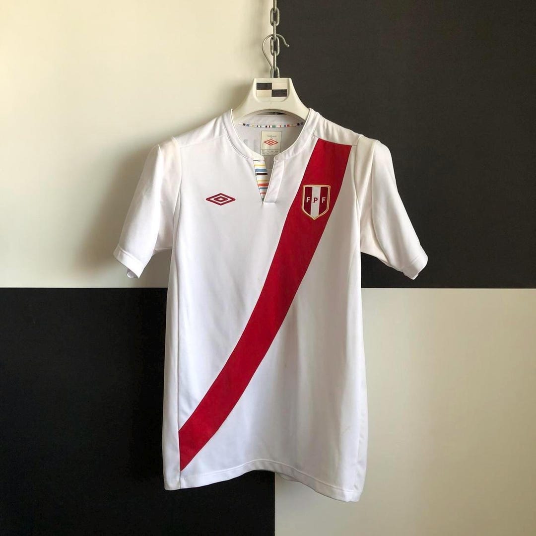 Umbro Peru Soccer Futbol Jersey Blank FPF - Etsy