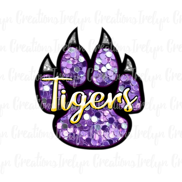 Tiger Pride Purple Font - Etsy
