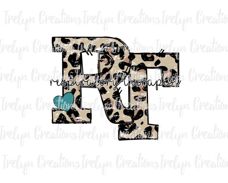 Cute Fun Hand Drawn Bubble Letters RT Respiratory Therapist - Etsy