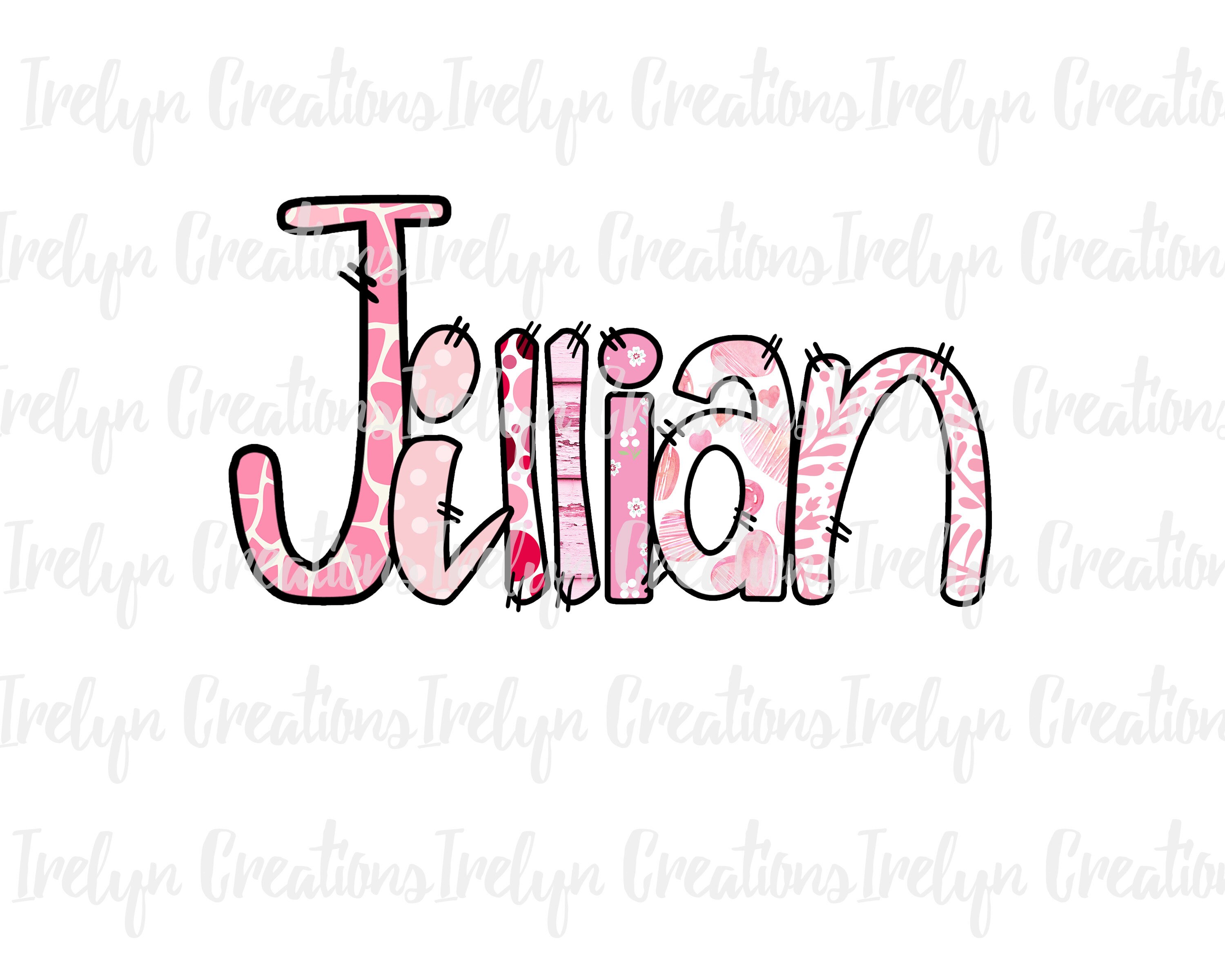 Cute Fun Pink Girly Bubble Letters Alphabet Font PNG Instant - Etsy UK