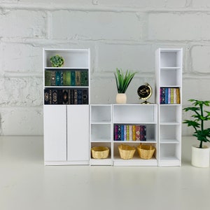 SVG File for 1:12 Scale Dollhouse Miniature Classic Bookcase Shelves ...