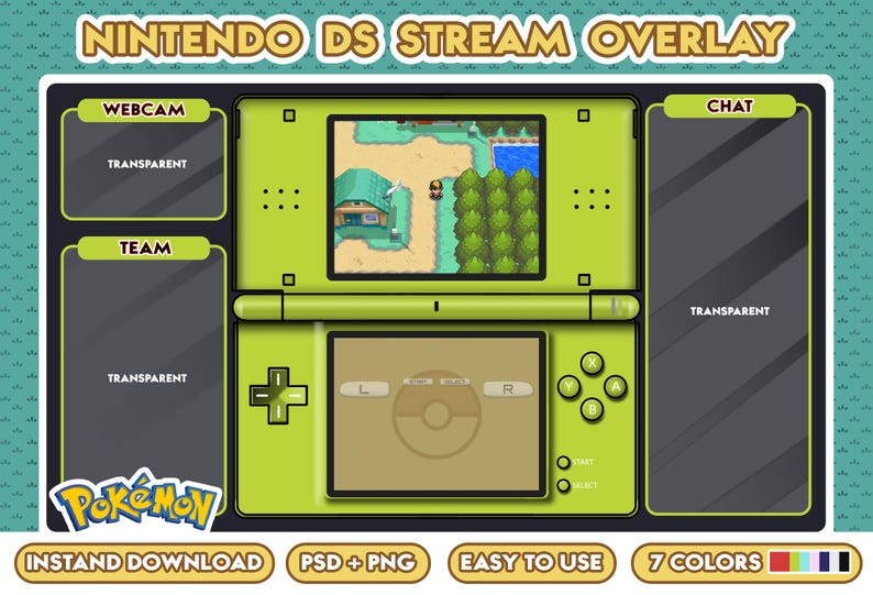 DS Stream Overlay/layout/ Customisable - Etsy