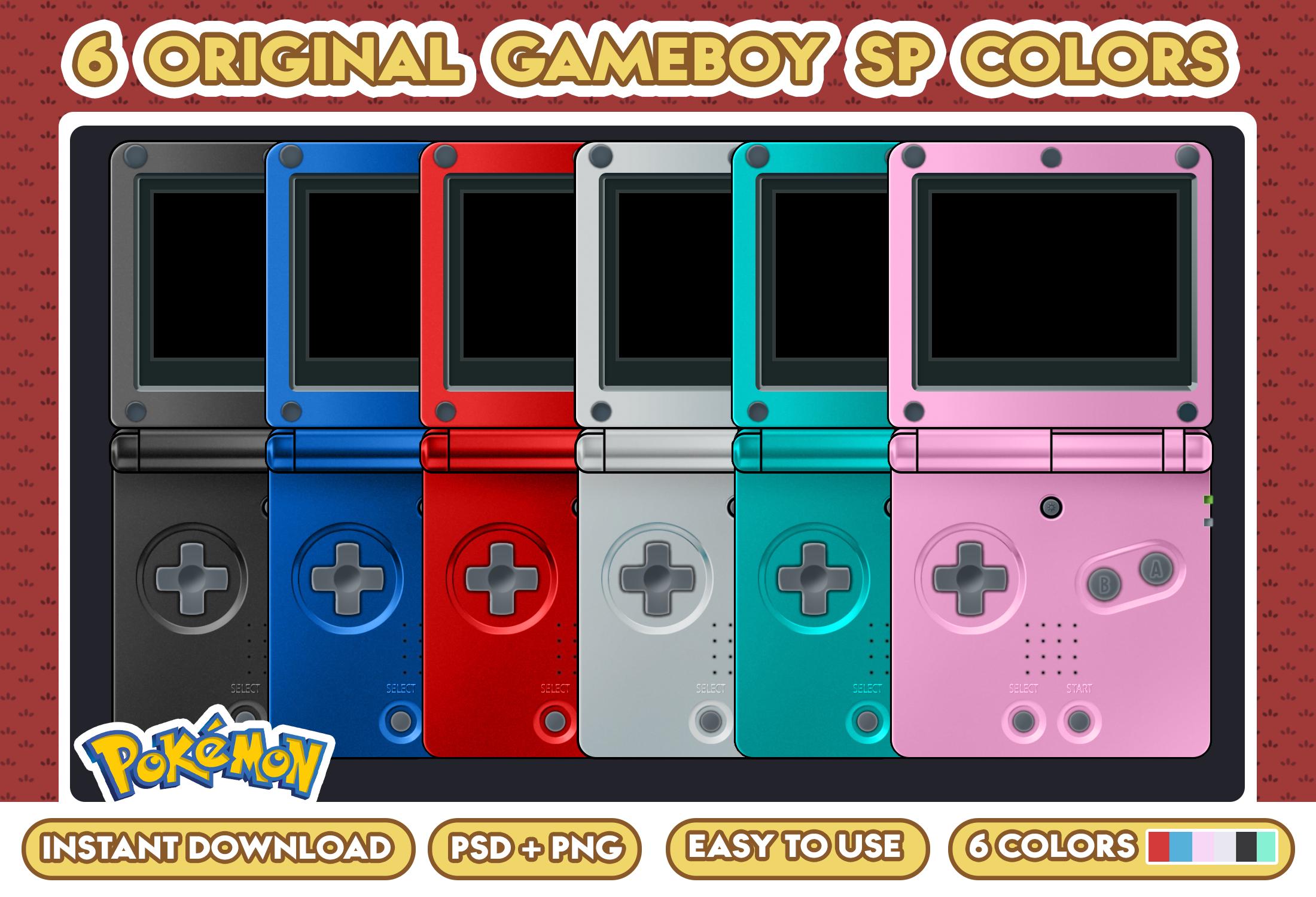 Gameboy SP Stream Overlay/ Layout/ Customisable - Etsy