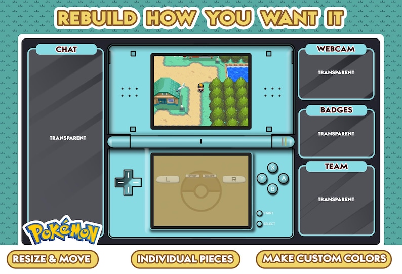 DS Stream Overlay/layout/ Customisable - Etsy