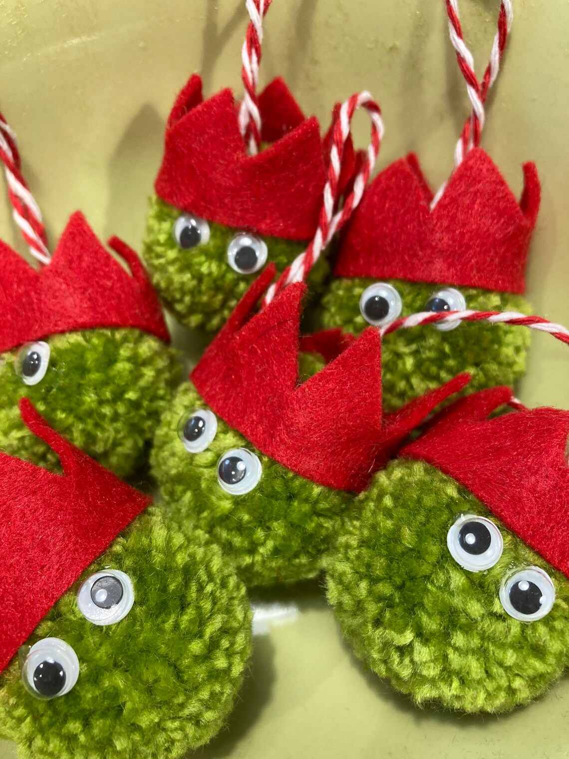 Christmas Sprout Tree Baubles - Etsy UK