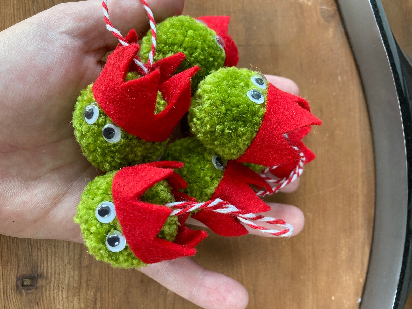 Christmas Sprout Tree Baubles - Etsy UK