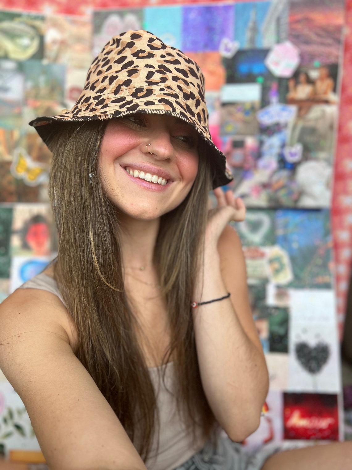 Cheetah Gurl Fleece Lined Bucket Hat - Etsy