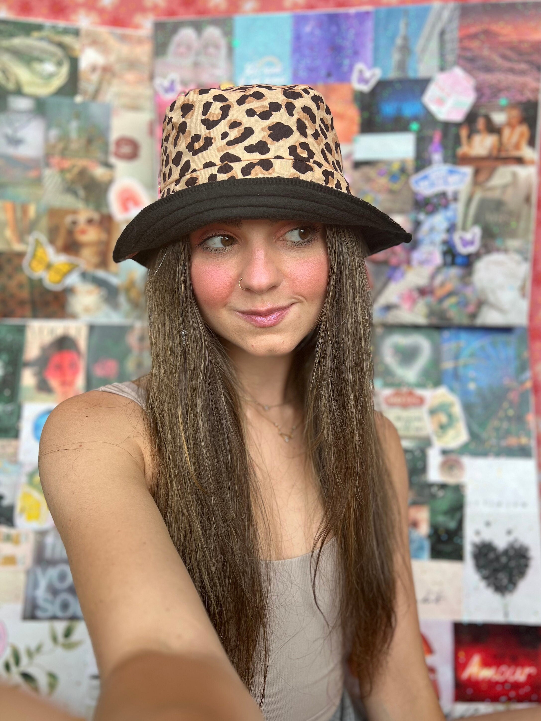 Cheetah Gurl Fleece Lined Bucket Hat - Etsy