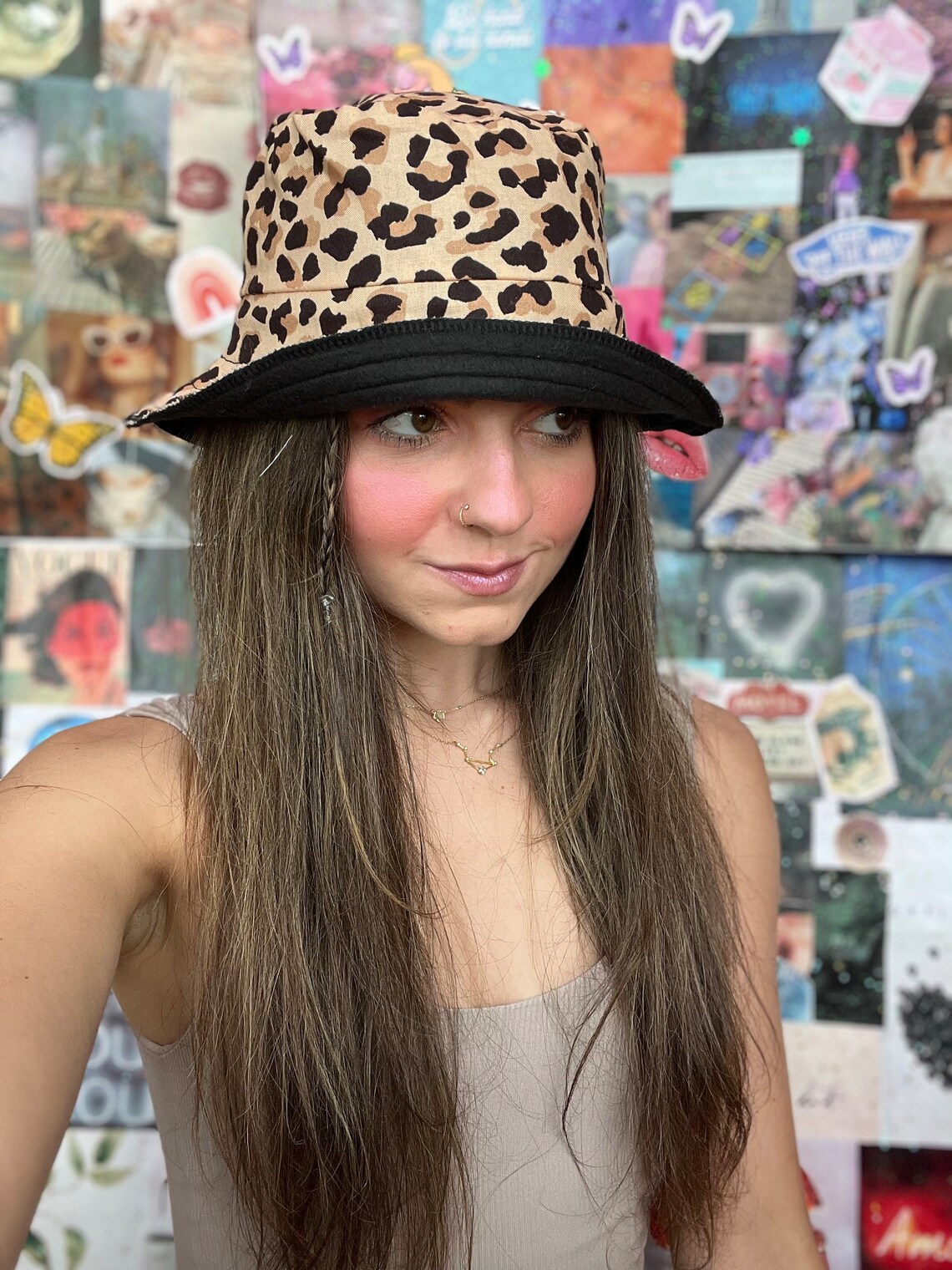 Cheetah Gurl Fleece Lined Bucket Hat - Etsy