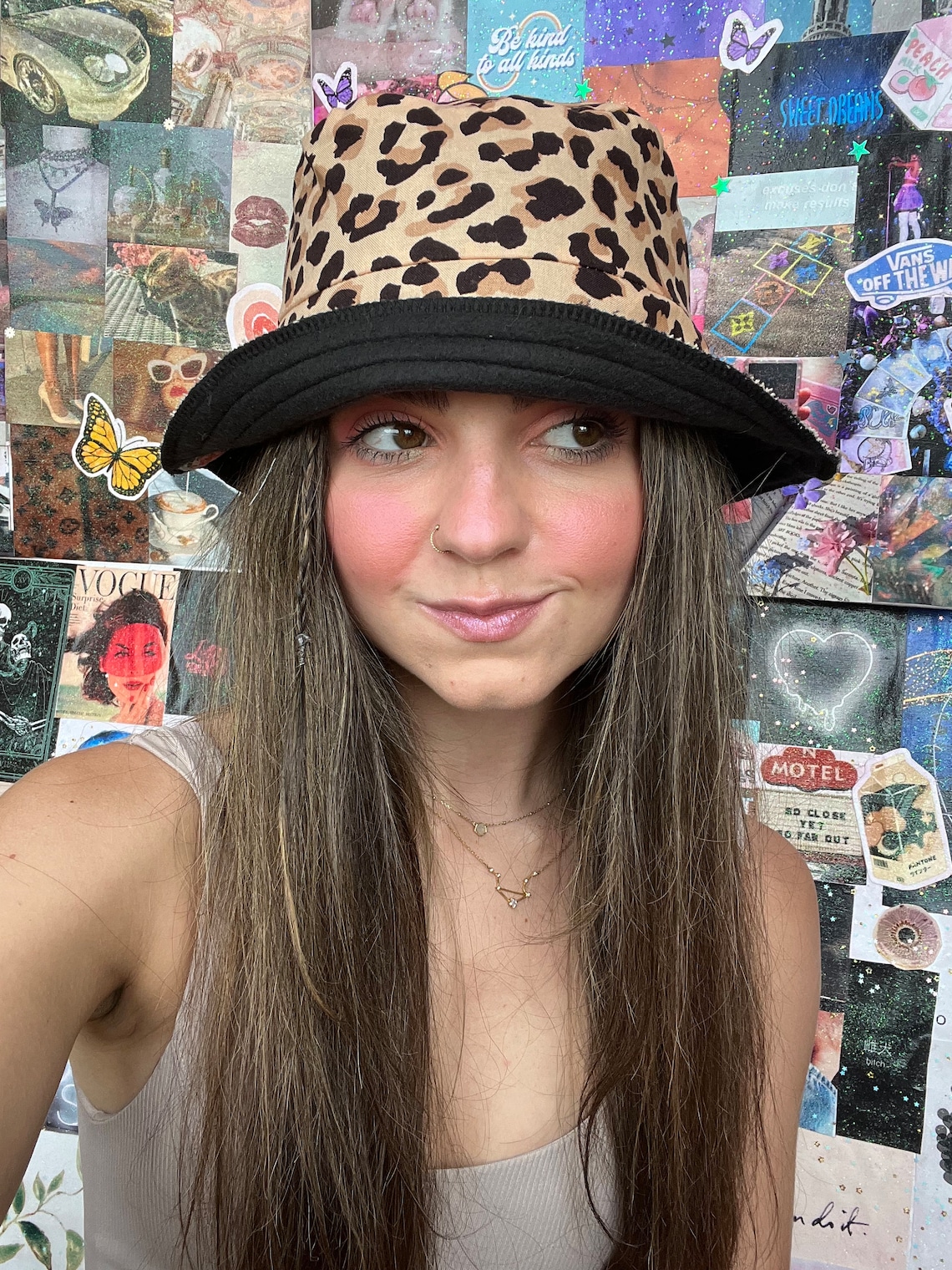 Cheetah Gurl Fleece Lined Bucket Hat - Etsy