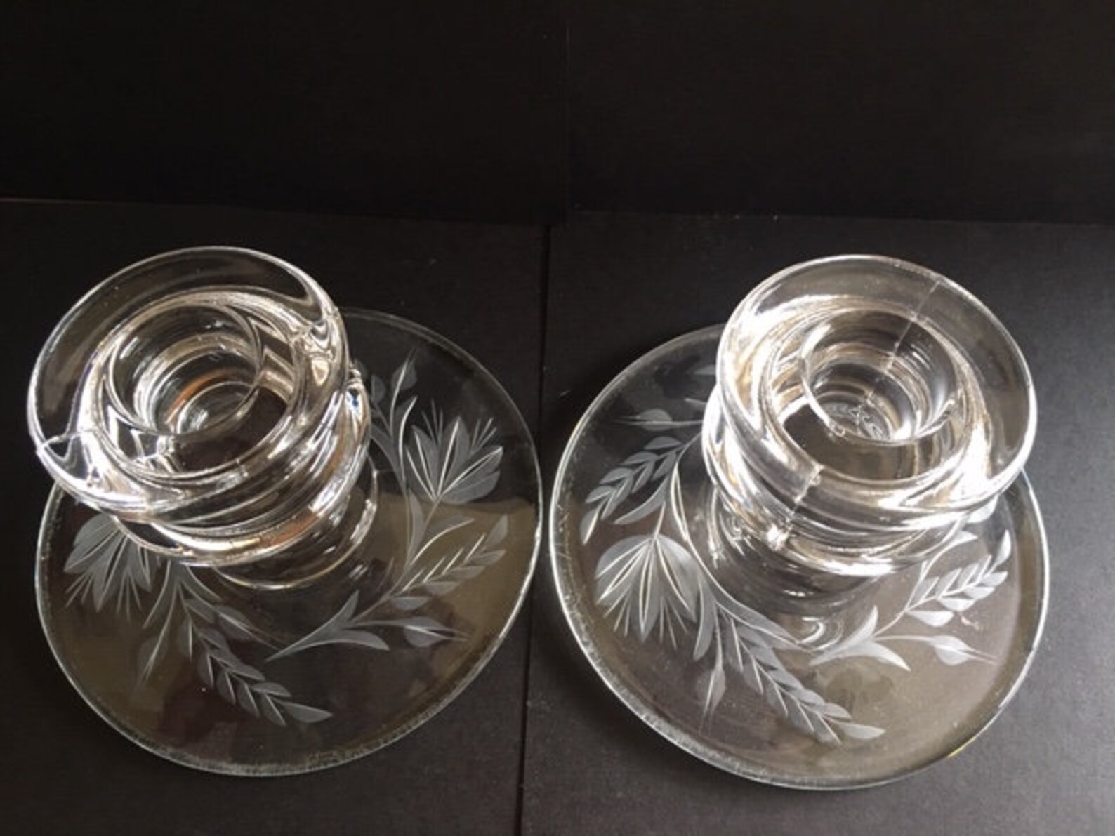 Vintage Etched Fine Crystal Wheat Pattern Dishes Rare Pieces - Etsy.de