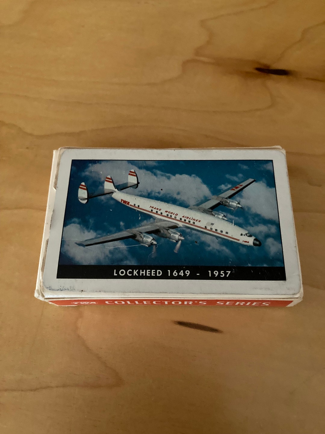 Vintage Advertising Playing Cards TWA Airlines Collector Series Edition ...