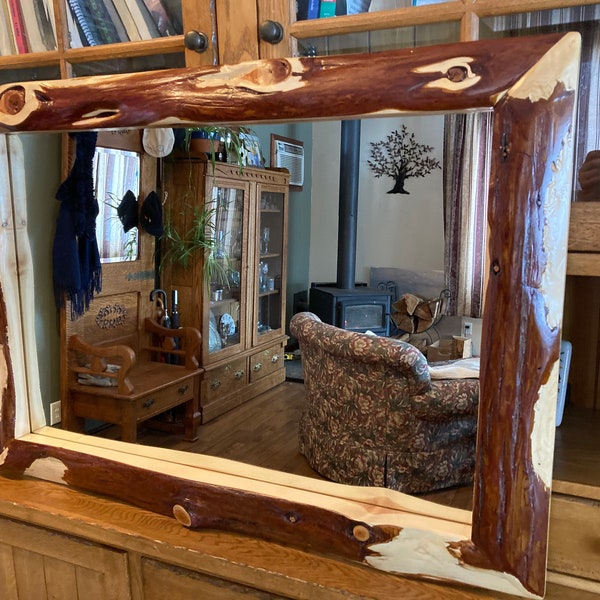Live Edge Mirror - Etsy