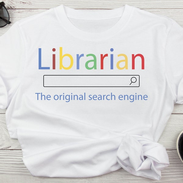 Librarian the Original Search Engine Shirt - Etsy
