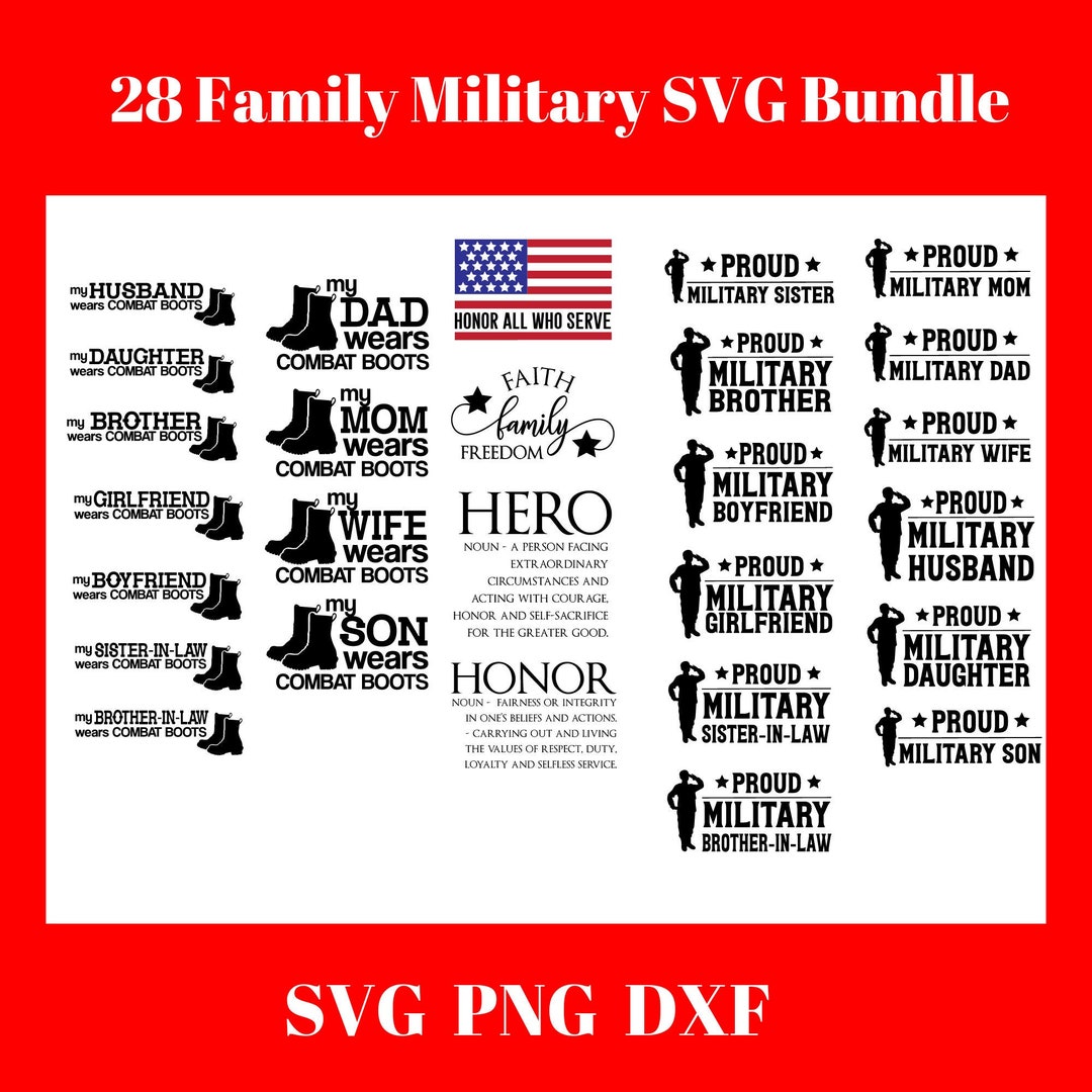 Veteran SVG Military SVG Bundle Patriotic Svg Bundle Army Veteran Svg ...