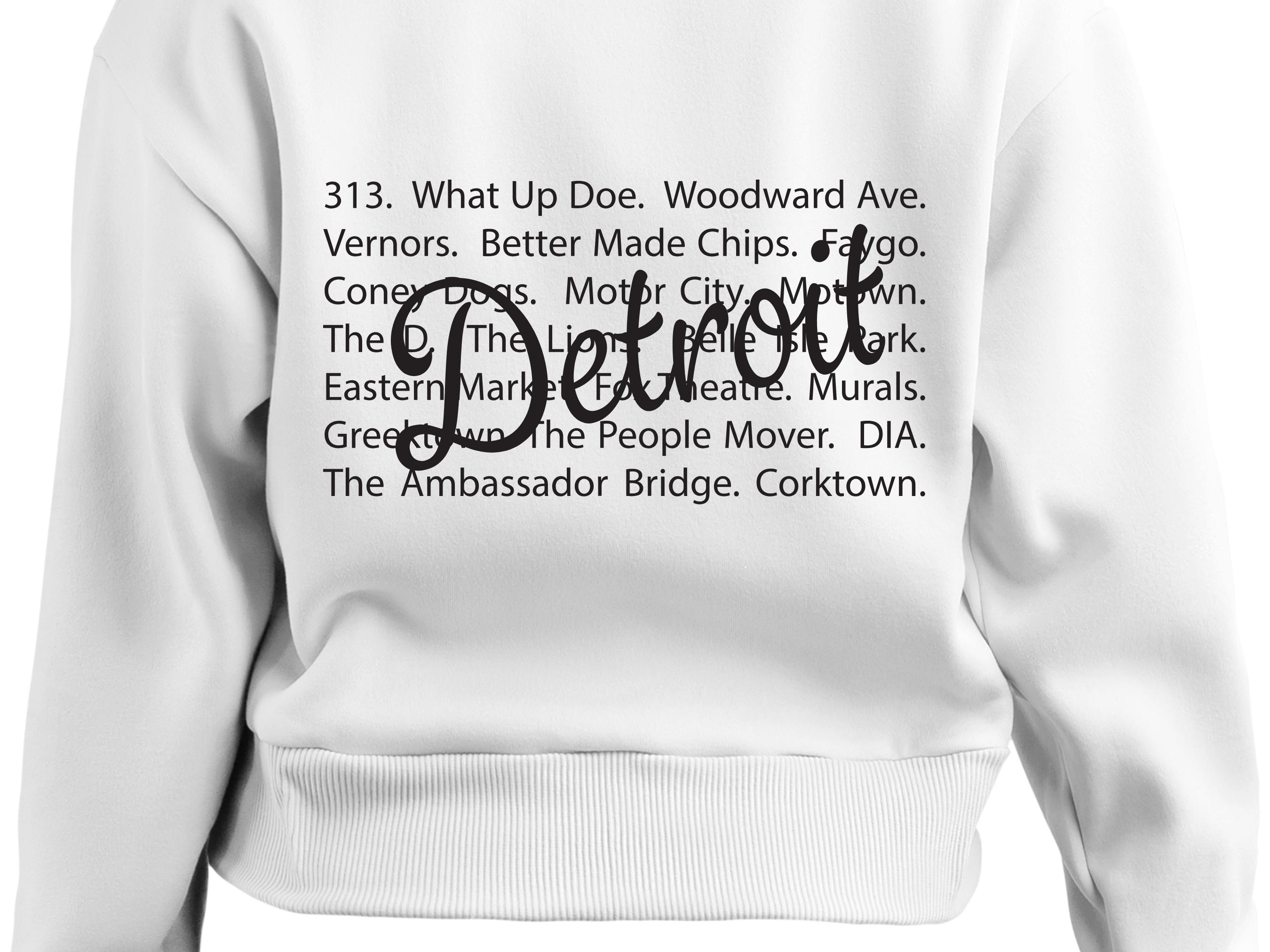 Detroit Words Svg, What up Doe Pride Svg, Michigan Pride Svg, Rep Your ...