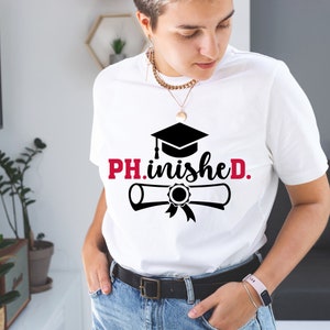 Phinished, Phd Svg, Png Doctorate Degree, Phd Graduation Svg Png ...
