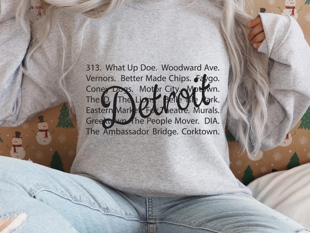 Detroit Words Svg, What up Doe Pride Svg, Michigan Pride Svg, Rep Your ...