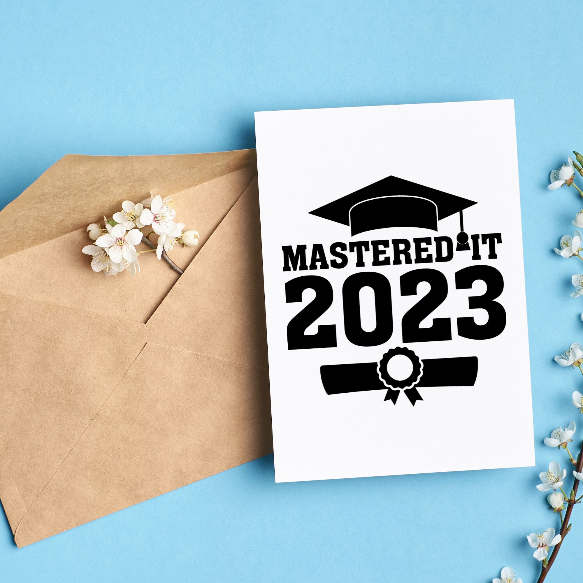 Mastered It SVG Masters Degree Masters Graduation Gift for Her - Etsy