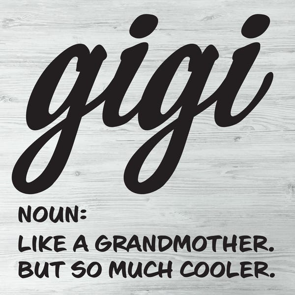 Gigi Definition Svg - Etsy