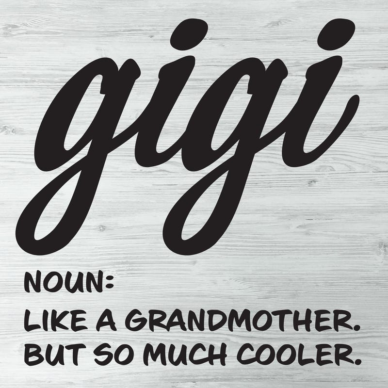 Gigi Definition Svg - Etsy