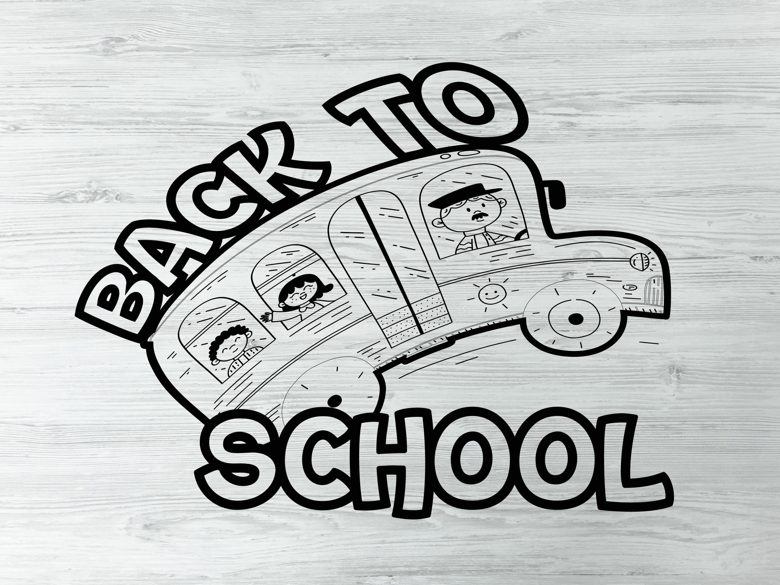Back to School Svg, School Bus Svg Png, New School Year Svg, Back to ...
