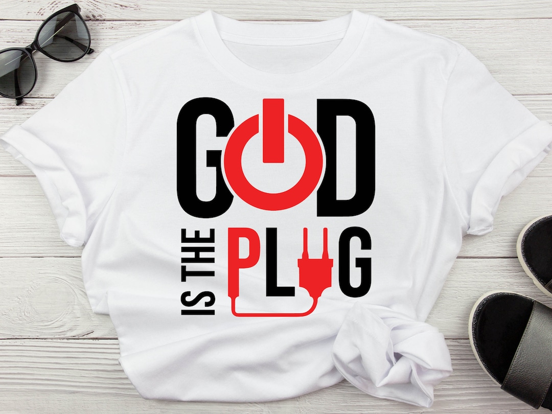 God is the Plug Religious Christian Svg, Christian Faith Digital ...