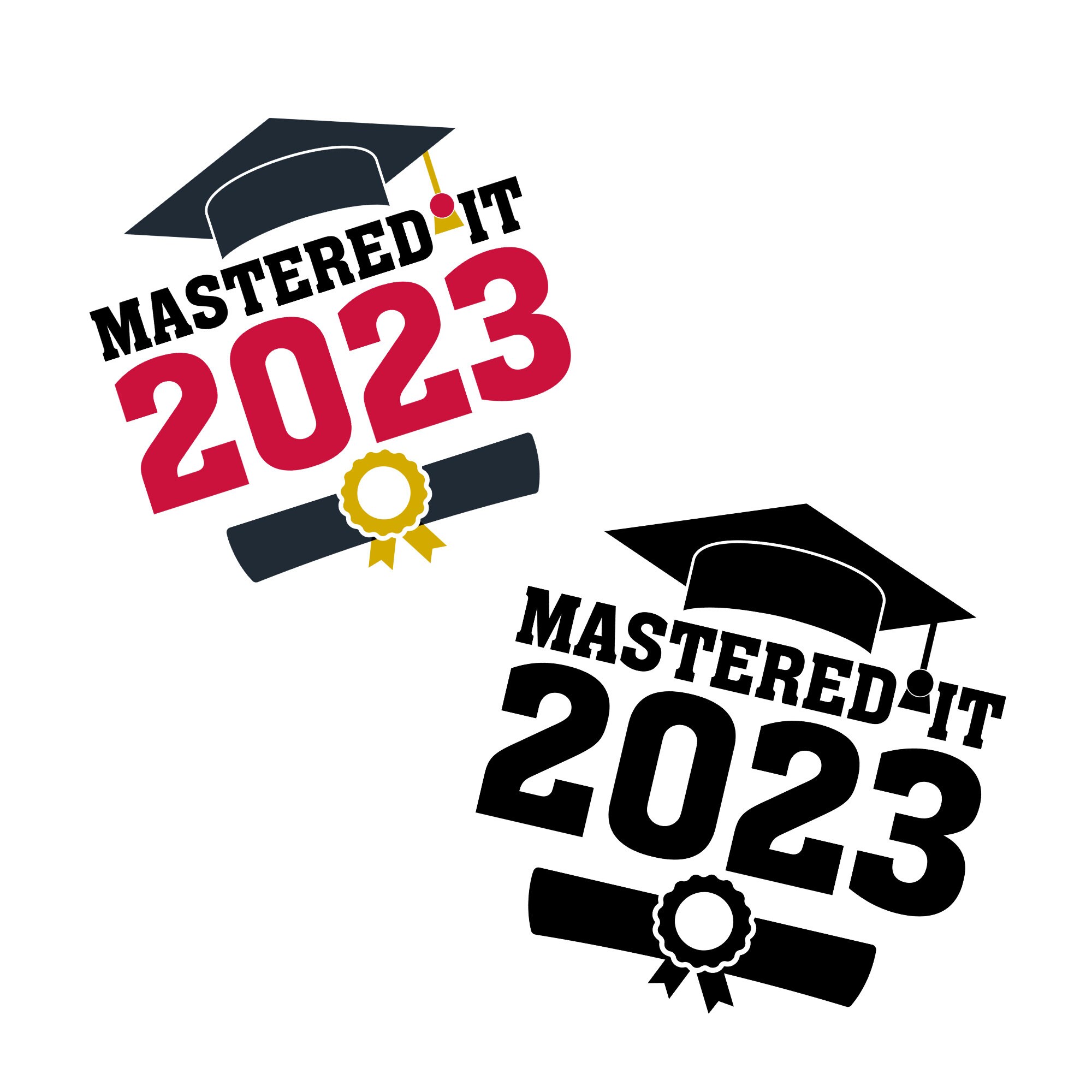 Mastered It SVG Masters Degree Masters Graduation Gift for Her - Etsy