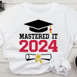 Mastered It SVG Masters Degree Masters Graduation Gift for Her Masters ...