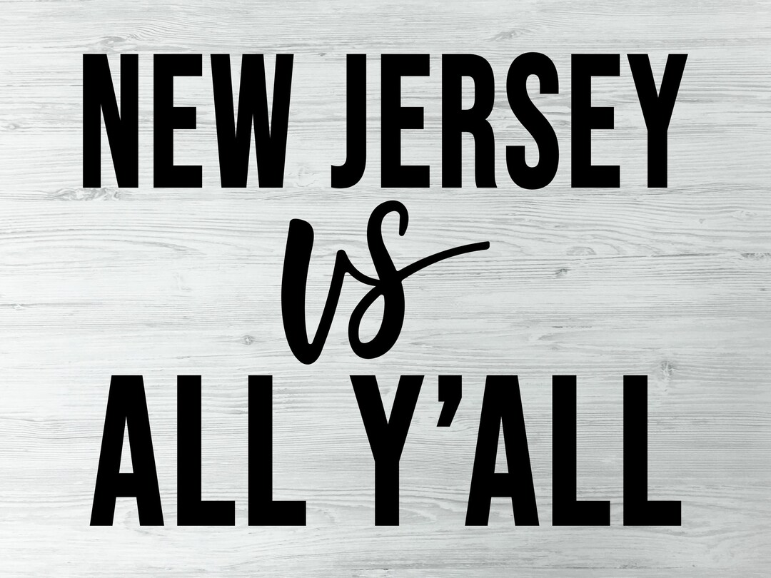 New Jersey Vs All Y'all Svg, the Garden State Pride Svg, NJ Pride Svg ...