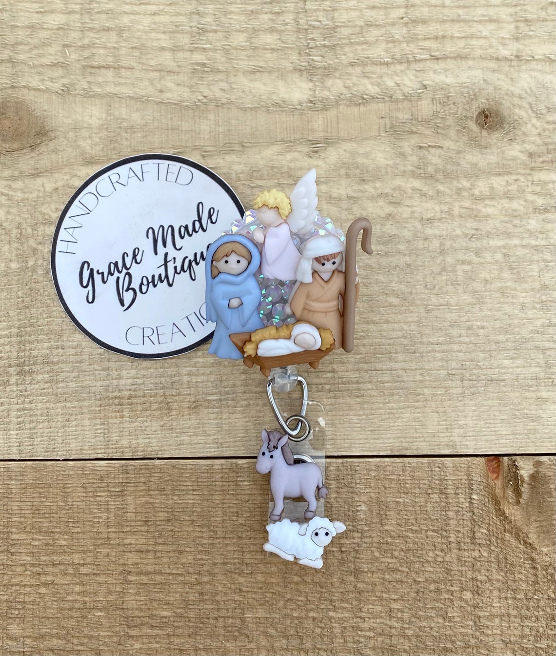 Baby Jesus Badge Reel Nativity Badge Reel Christmas Badge - Etsy