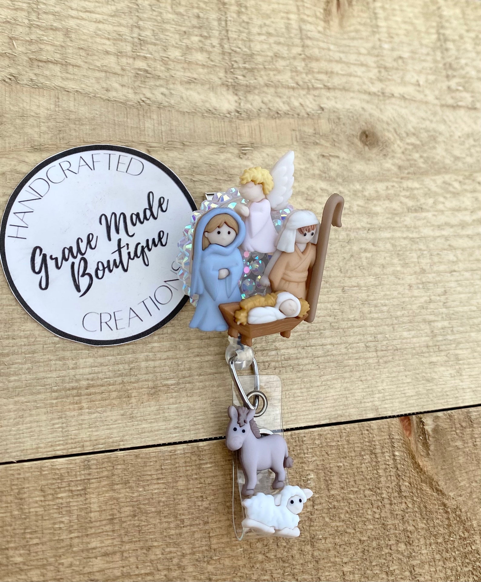 Baby Jesus Badge Reel Nativity Badge Reel Christmas Badge - Etsy
