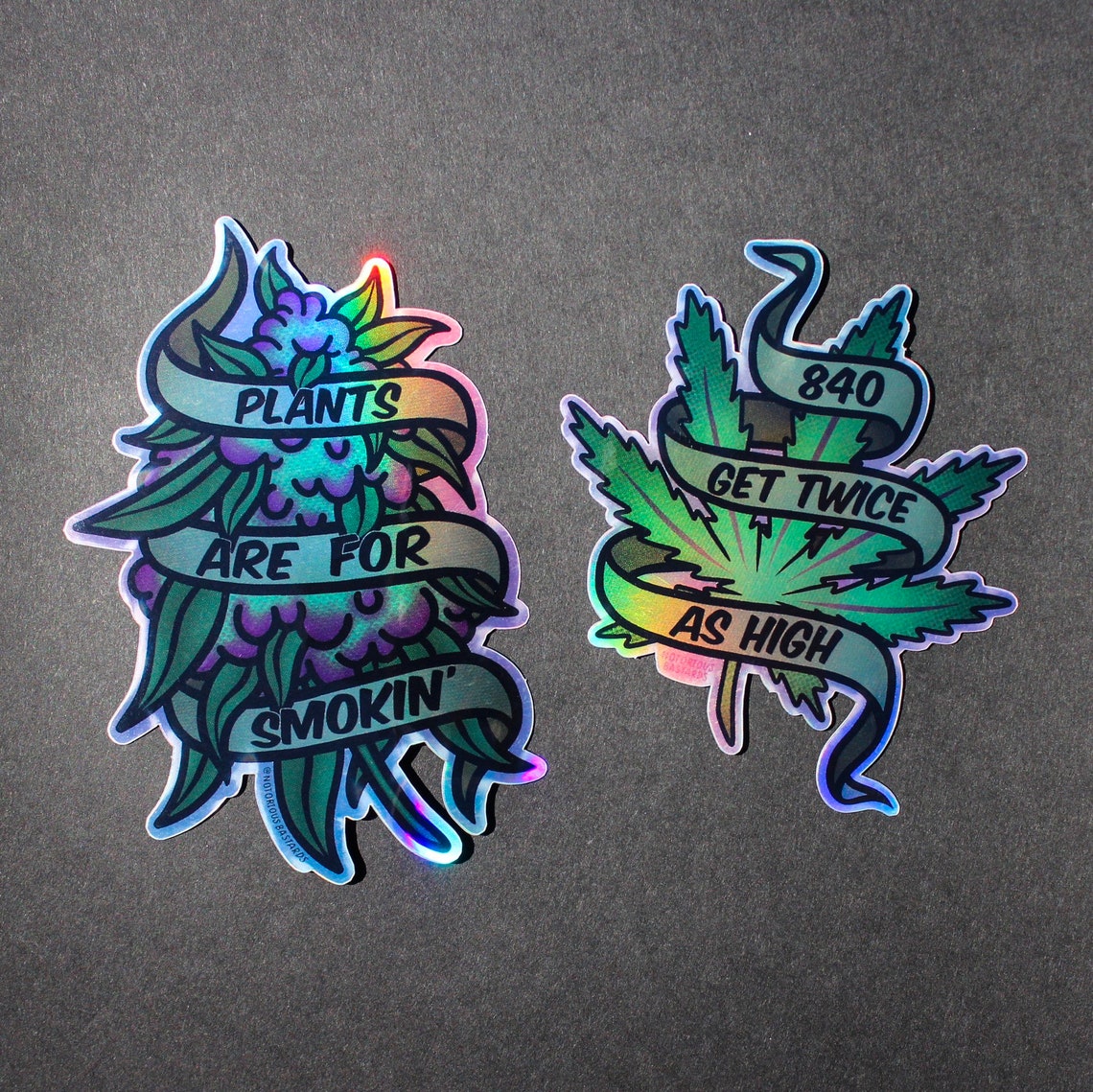 840 Weed Sticker Pack - Etsy