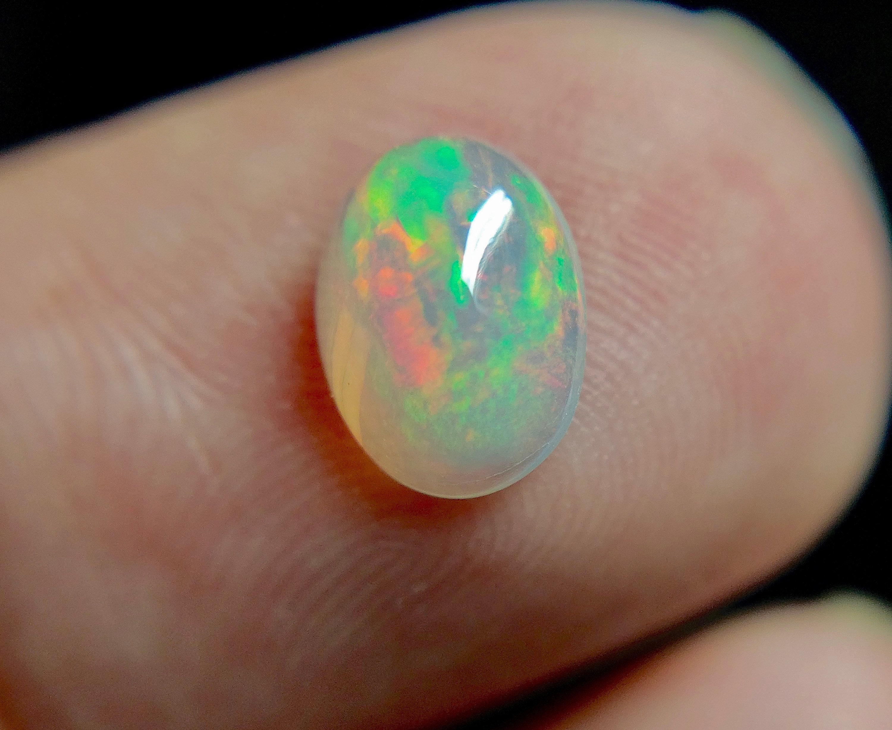 Natural Ethiopian Water opal cabochon..... Fire opal | Etsy