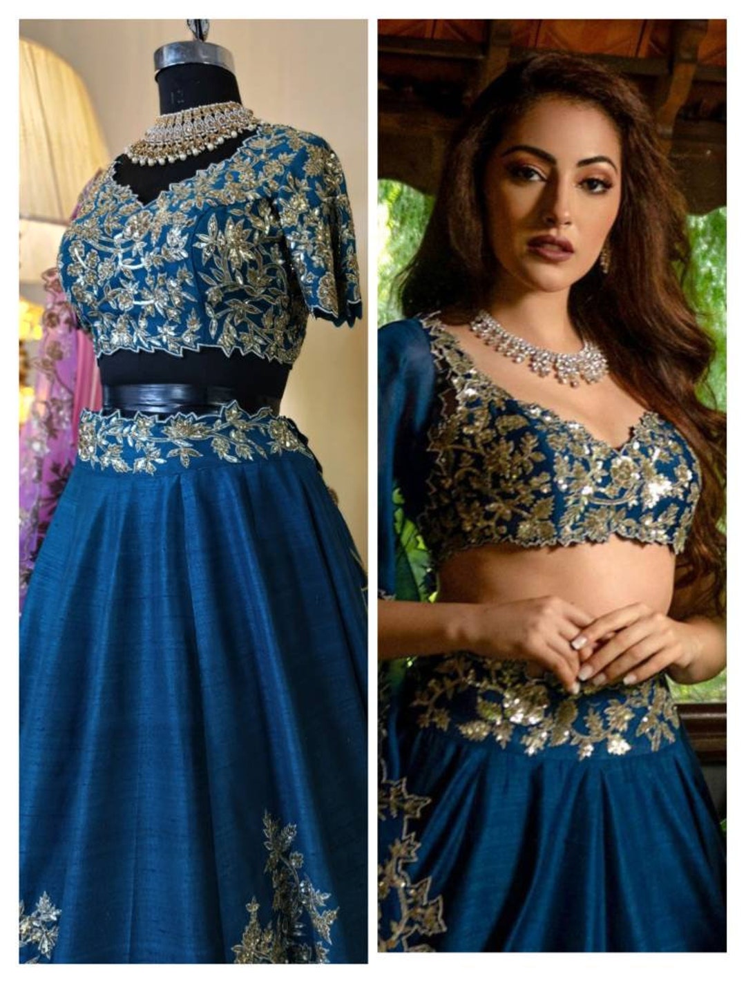 Anusha Reddy Bridal Lehenga/ Bridesmaid Lehenga Choli/ Chaniya Choli ...
