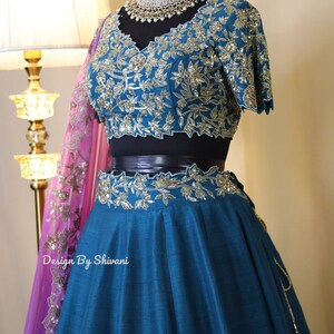 Anusha Reddy Bridal Lehenga/ Bridesmaid Lehenga Choli/ Chaniya Choli ...