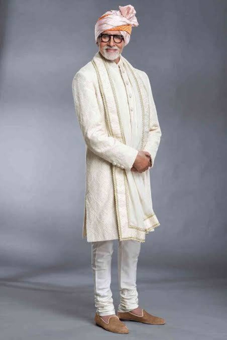 Ivory Sherwani Set/ Wedding Sherwani/groom's - Etsy